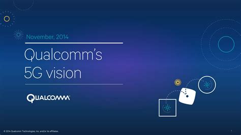Qualcomm 5g Vision Presentation Pdf