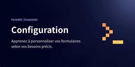 configuration ⚡️ formkit
