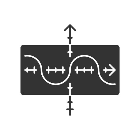 Function Graph Glyph Icon Duplicate Function Sinusoid Sine Curve Diagram Math Graph