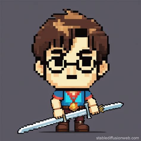 8 Bit Game Character Design Stable Diffusion Online