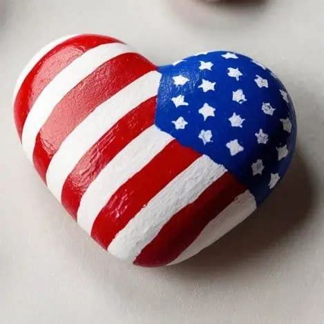 23 Patriotic Painted Rock Ideas Creative Ways To Celebrate Americas