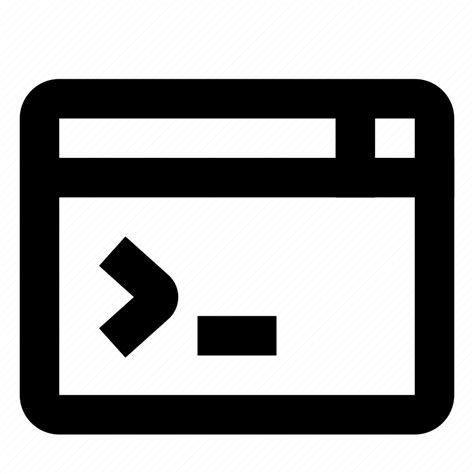 Cli Command Line Terminal Icon Download On Iconfinder