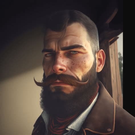 I Asked An Ai To Draw Me As A Red Dead Character Im Pretty Stroked