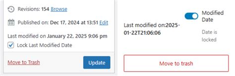 Lock Last Modified Date Wordpress Plugin