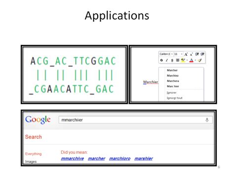 Thesis Approximate String Matching Theory And Applications Algerian Network For Academics