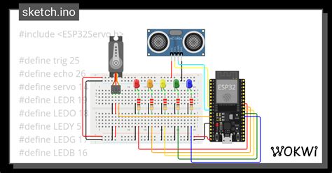 Exercício 3 Lista 2 Wokwi Esp32 Stm32 Arduino Simulator