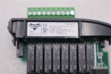 New Automation Direct D0 08tr Directlogic Relay Output Module Stock L 470c For Sale Surplus Record
