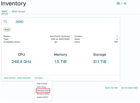 Vmware Cloud On Aws Tmcham Part 12 Host Removal