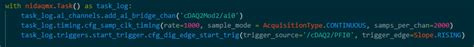 Python Daqmx How To Trigger A Logging Using Ni 9237 Module Ni Community