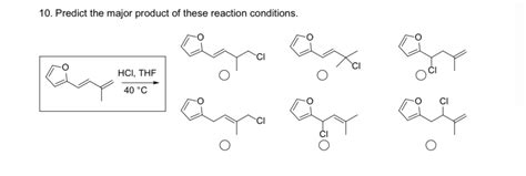 Solved Predict the major product of these reaction | Chegg.com
