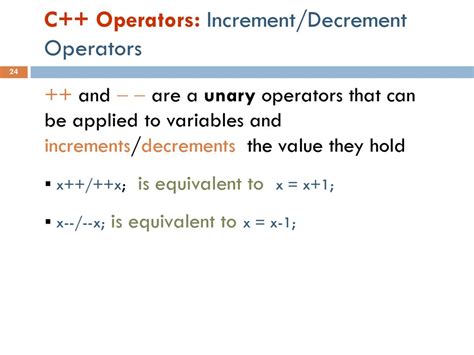 Chapter 2 part #4 Operator - ppt download