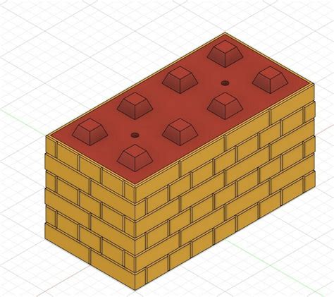 Stl File Concrete Block Stackable With Masonry 8s・model To Download And