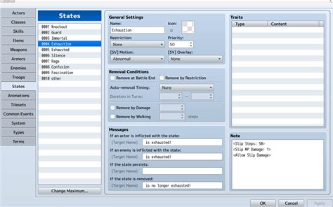 Rmmv Help With Poison Effect And Plugins Rpg Maker Forums