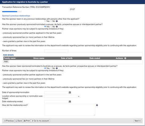 Application For Migration To Australia By A Partner Form Guide