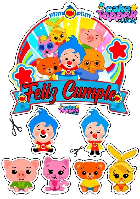 Toppers Para Pastel De Plim Plim