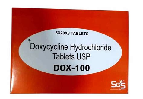 100mg Doxycycline Hydrochloride Tablet Dox 100 At Rs 35 Stripe In Mumbai