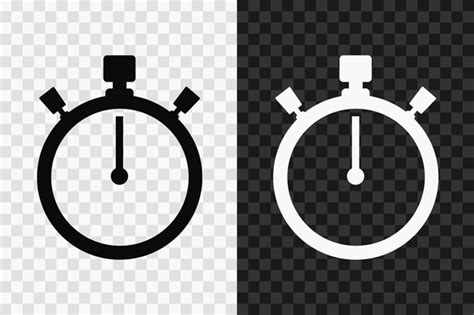 Premium Vector Stopwatch Silhouette