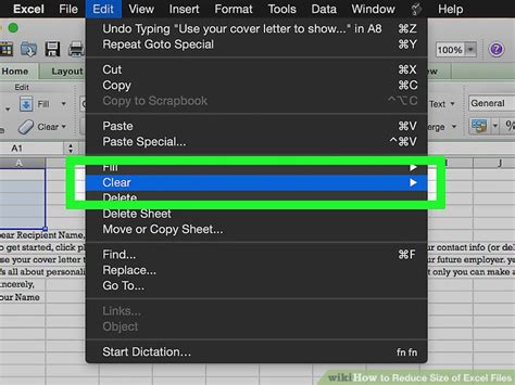 6 ways to reduce size of excel files wikihow