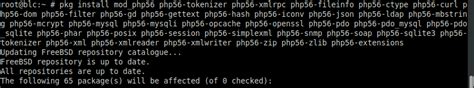 cara install php di freebsd