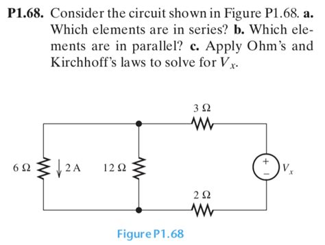 Solved P1.68. Consider the circuit shown in Figure P1.68. a. | Chegg.com