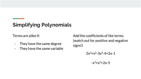 Polynomials Review Just In Case You Forgot Ppt Download