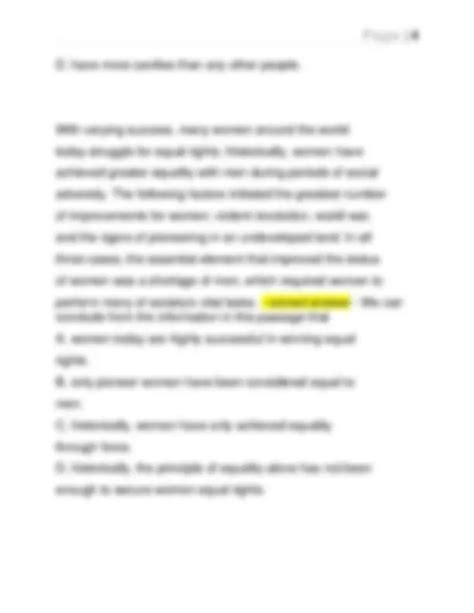 Accuplacer Reading Comprehension Exam 2025 Real Verified Questions