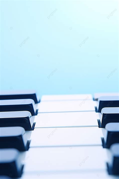 파란색 배경 위에 흰색 피아노 키 배경 화면 및 일러스트 무료 다운로드 Pngtree