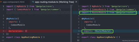 解决 Angular 项目中，添加 ＜router Outlet＞ 标签后，报错 ‘router Outlet Is Not A