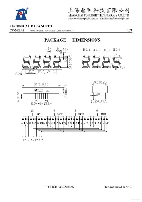 Kyx 5461as Four Digit Display Toplight