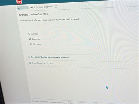 Multiple Choice Question Damage To The Studyx
