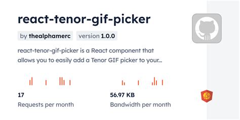 react tenor picker cdn by jsdelivr a cdn for npm and github