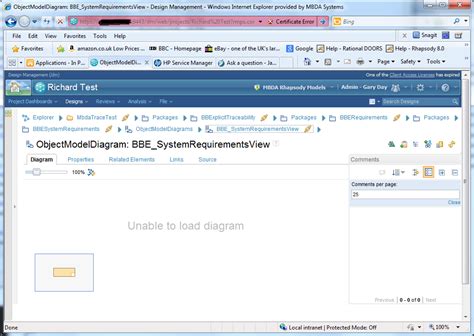 Why Is Design Manager Unable To Load Diagram Jazz Forum
