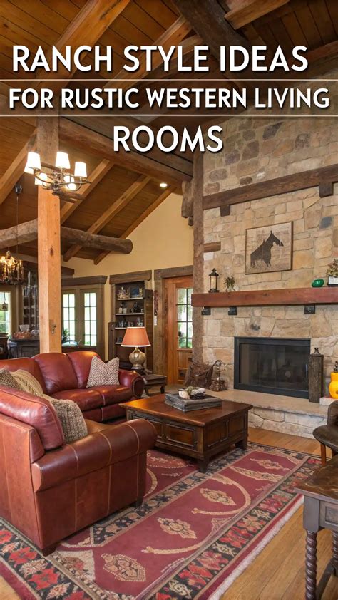 Ranch Style Ideas For Rustic Western Living Rooms