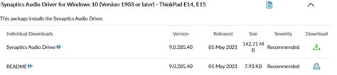 Solved Lenovo Thinkpad E15 Laptop No Audio Output Device Installed
