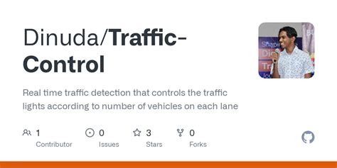 GitHub Dinuda Traffic Control Real Time Traffic Detection That Controls The Traffic Lights