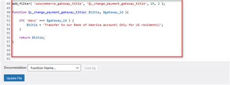 How To Edit Payment Gateways In Woocommerce Quadlayers