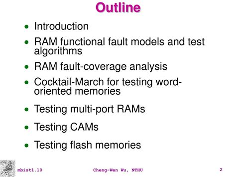 Ppt Testing Semiconductor Memories Powerpoint Presentation Free Download Id 436646