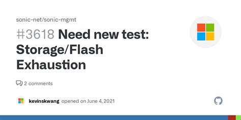 Need New Test Storage Flash Exhaustion Issue Sonic Net Sonic Mgmt GitHub