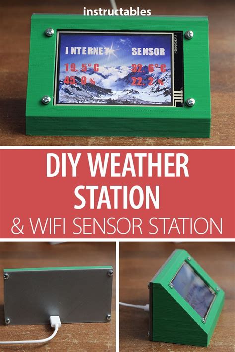 Diy Weather Station And Wifi Sensor Station Weather Station
