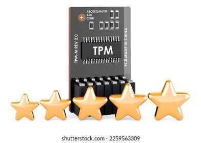 Módulo de plataforma confiable TPM con ilustración de stock Shutterstock