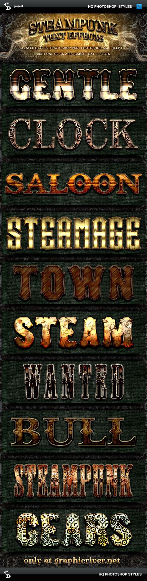 Steampunk Graphics Designs And Templates Graphicriver