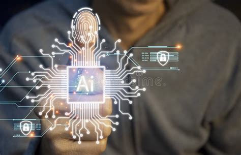 The Concept Of Bringing Artificial Intelligence Systems To Control The Security System Stock