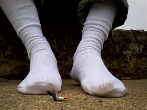 Big Sock Feet Toy Stomping Thisvid Com