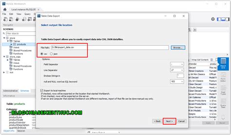 Cách Import dữ liệu từ các bảng khác nhau trong MySQL Workbench