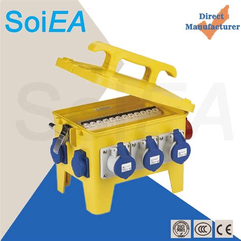 Portable Industrial Plastic Power Combined Electrical Socket Distribution Box China Enclosure