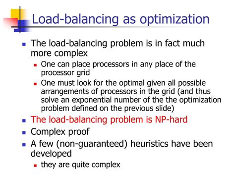 Ppt Load Balancing Parallel Applications On Heterogeneous Platforms
