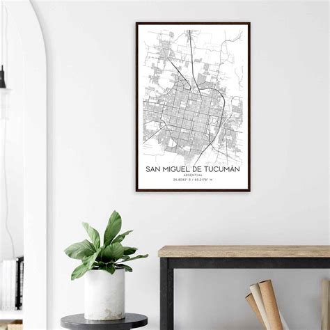 San Miguel De Tucuman Argentina Map Poster San Miguel De Tucuman City