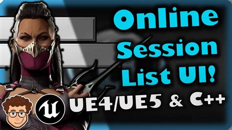 Online Session List How To Make Your Own Fighting Game Ue4ue5 And C Tutorial Part 187