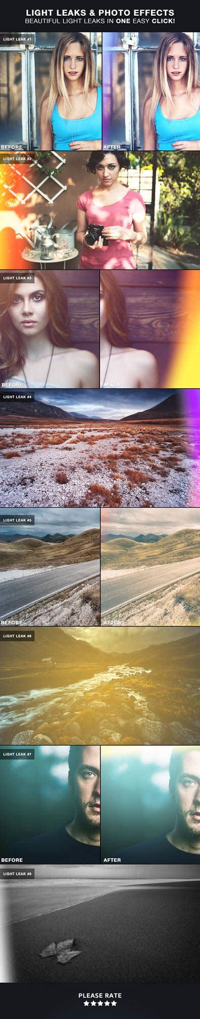 Light Leaks Photoshop Actions By Frozencolor On Deviantart