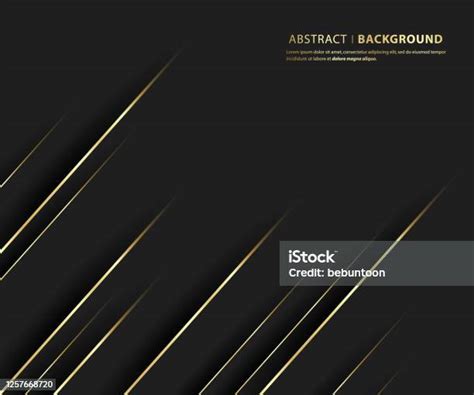 프리미엄 배경 추상적인 럭셔리 패턴 골드 글리터 스트라이프 배경 추상 적인 골드 라인 텍스처 검정 패턴 벡터 그림 1위에 대한 스톡 벡터 아트 및 기타 이미지 Istock